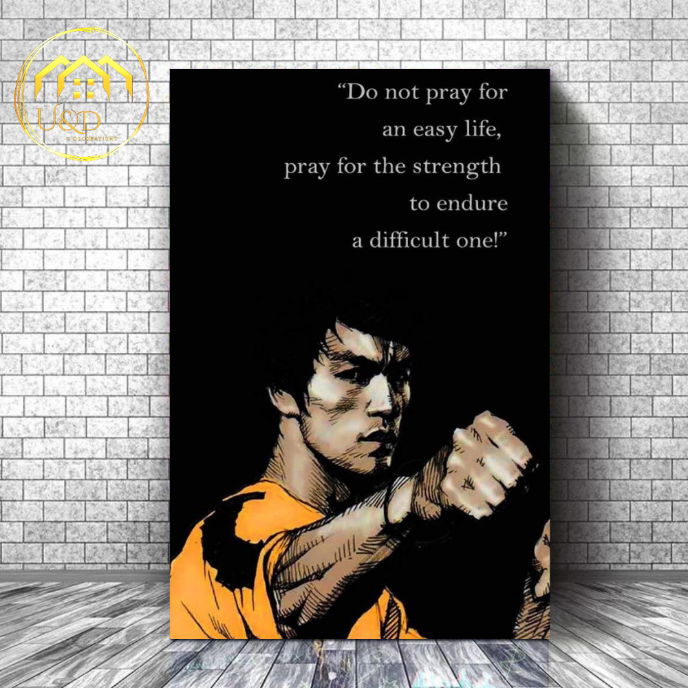 Jual POSTER KAYU BRUCE LEE - POSTER BRUCE LEE - HIASAN DINDING - POSTER ...