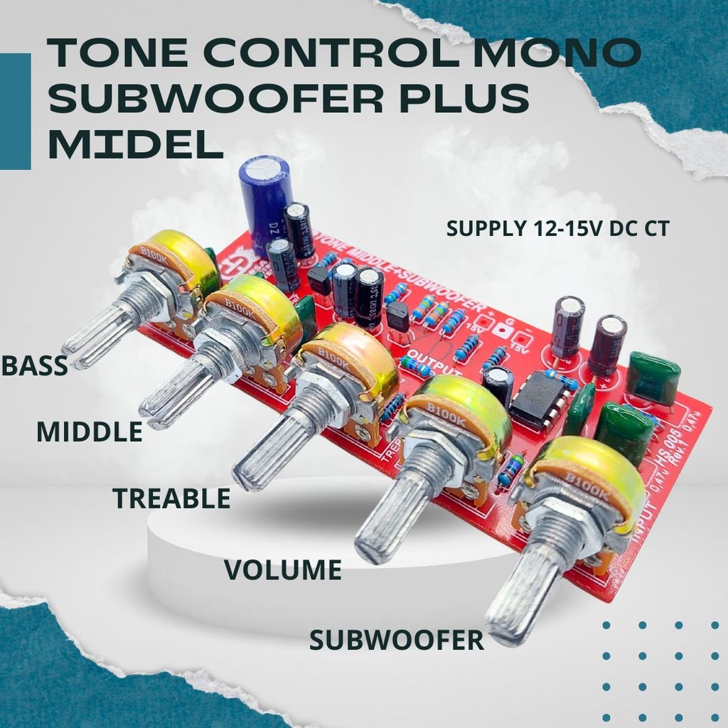 Jual Tone Control Mono XBR – Pengatur Suara untuk Middle & Subwoofer ...