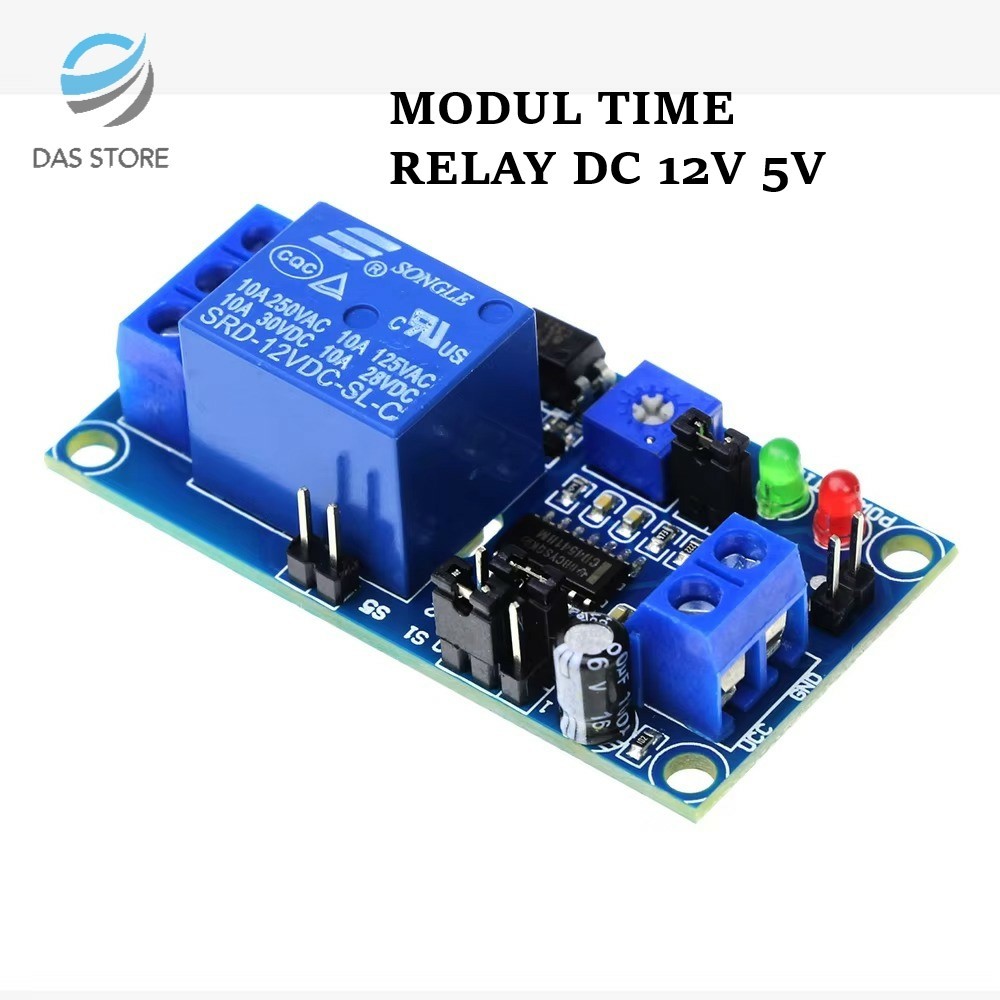 Jual Module Time Relay Time Delay Relay Timing Timer DC 12V 5V Normal ...