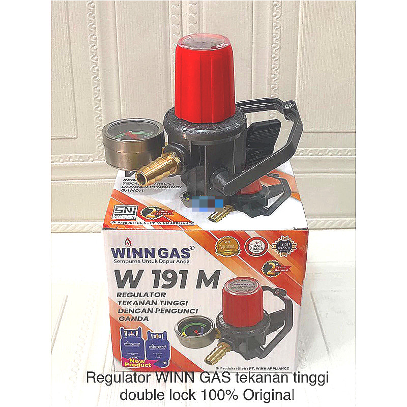 Jual REGULATOR WINN GAS WIN GAS W 191 M DOUBLE LOCK PENGUNCI GANDA TEKANAN TINGGI METER METERAN ...