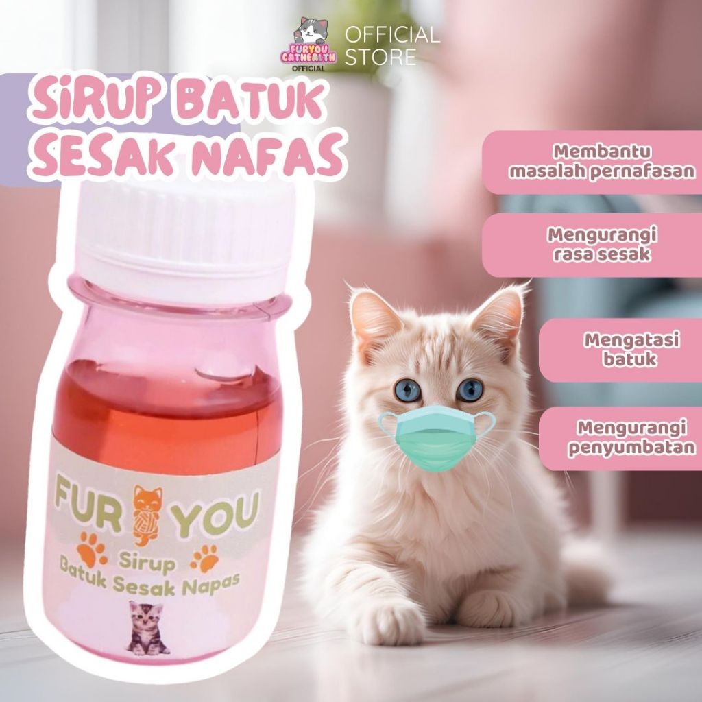 Jual Furyou Sirup Batuk Sesak Nafas untuk Anabul Grok Grok Sesak Nafas ...