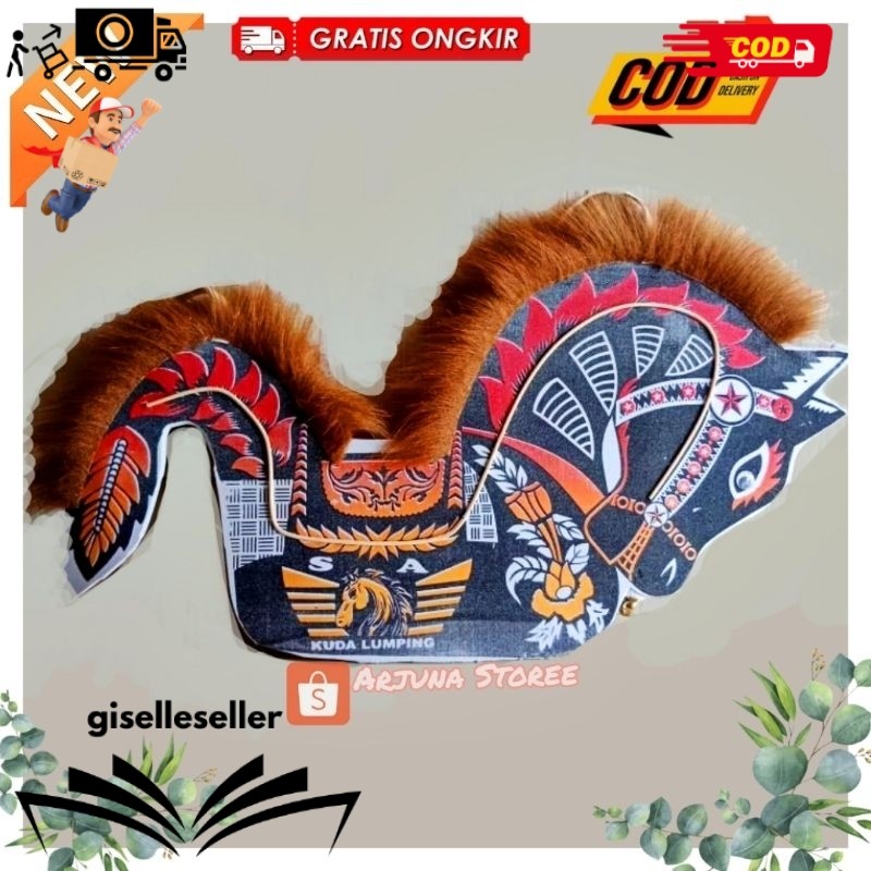 Jual GSL (NEW) Jaran Kepang Kuda Kepang Jaranan Premium Tari Untuk anak ...