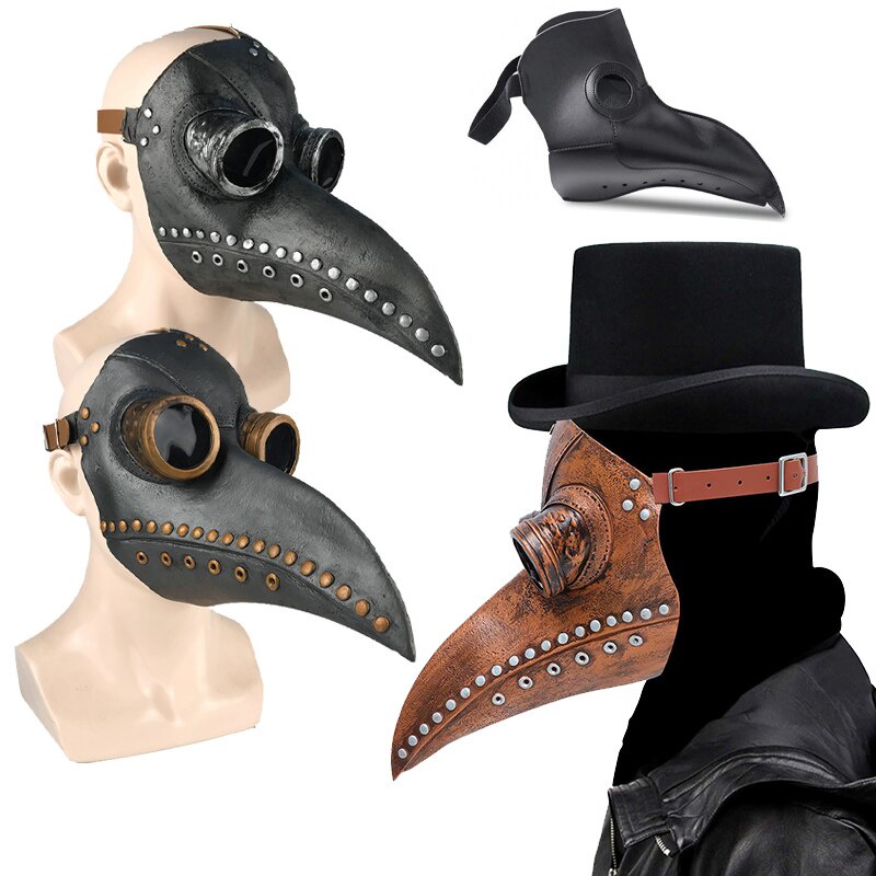 Jual PREORDER Halloween Plague Doctor Mask Death Doctor Schnabel ...