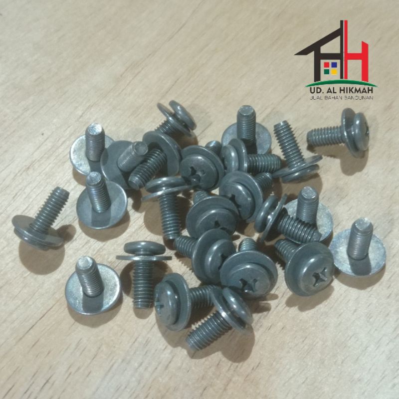 Jual Baut cover bodi motor Yamaha m6x16 - Baut Bodi 6 x 16 Yamaha ...