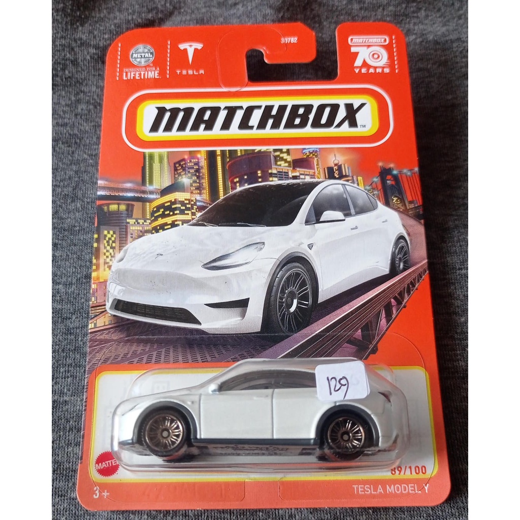 Jual Matchbox - Tesla Model Y White | Shopee Indonesia