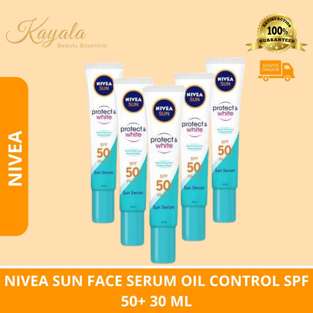 Jual NIVEA SUN FACE SERUM OIL CONTROL SPF 50+ 30 ML | Shopee Indonesia
