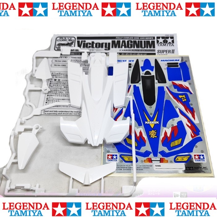 Jual TAMIYA BODY VICTORY MAGNUM PREMIUM + DECAL (LOOSE KIT BOX ...