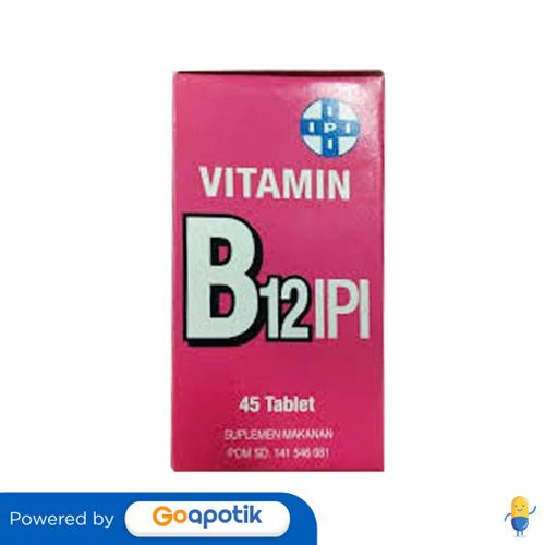 Jual Ipi Vitamin B12 Botol 45 Tablet | Shopee Indonesia