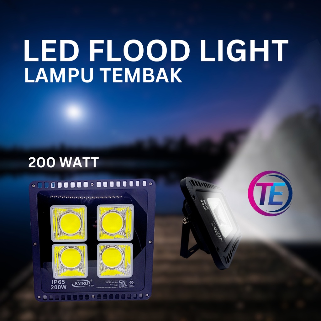 Jual Lampu Sorot / Lampu Tembak / LED Flood Light 7070 200watt | Shopee Indonesia