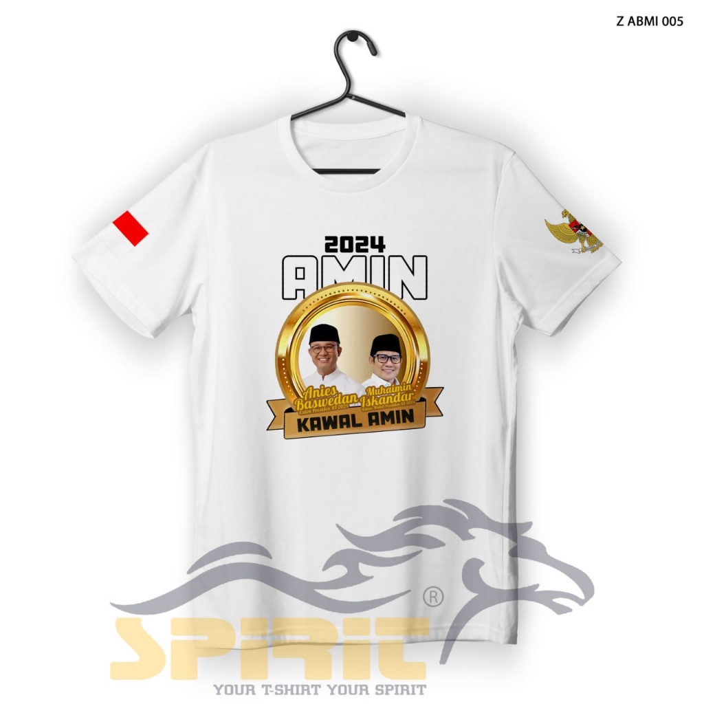 Jual Baju Kaos Amin Kaos Anies-Cak Imin Terbaru lengan Pendek Murah ...