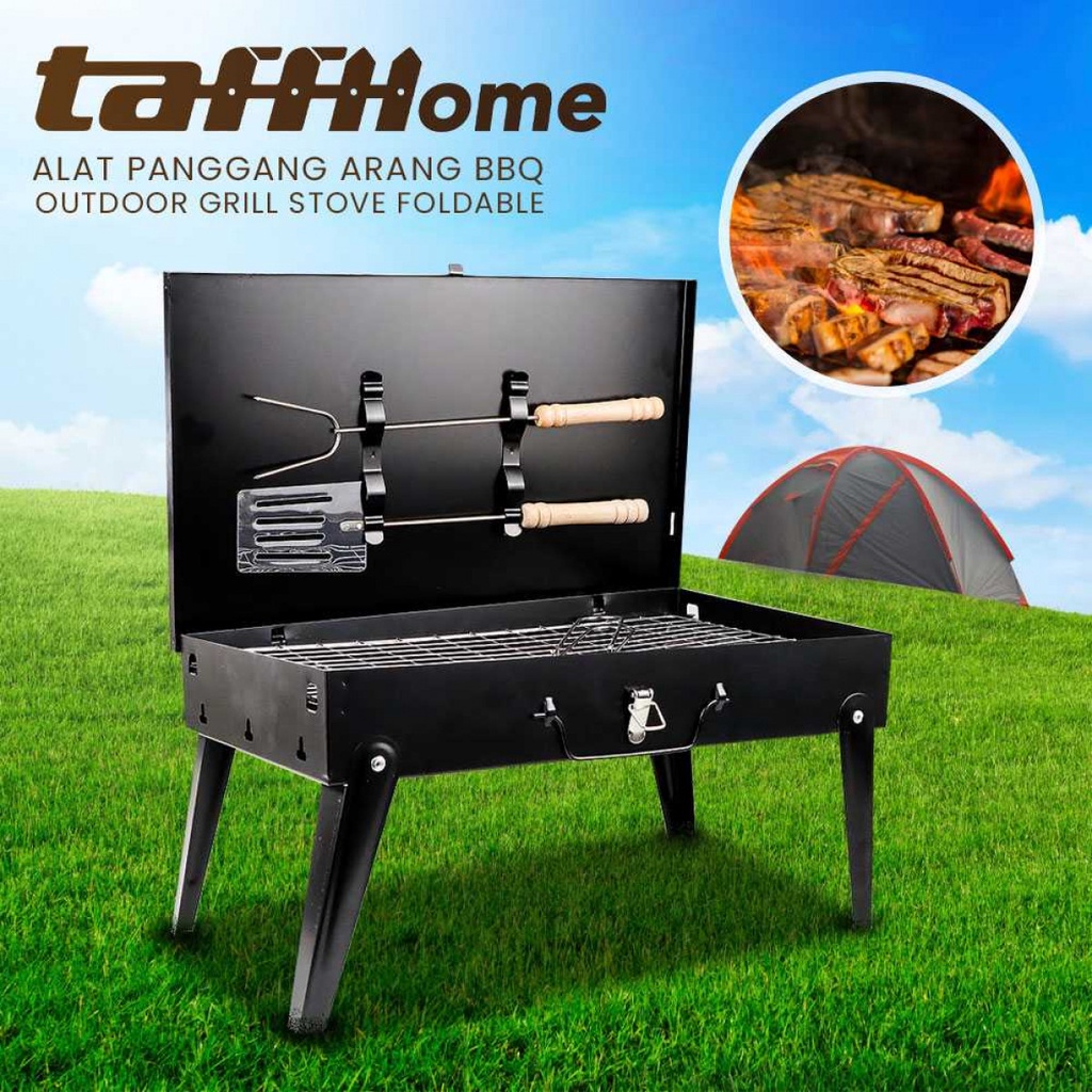 Jual Alat Panggang Arang BBQ Outdoor Grill Stove Foldable - HWSK77 ...