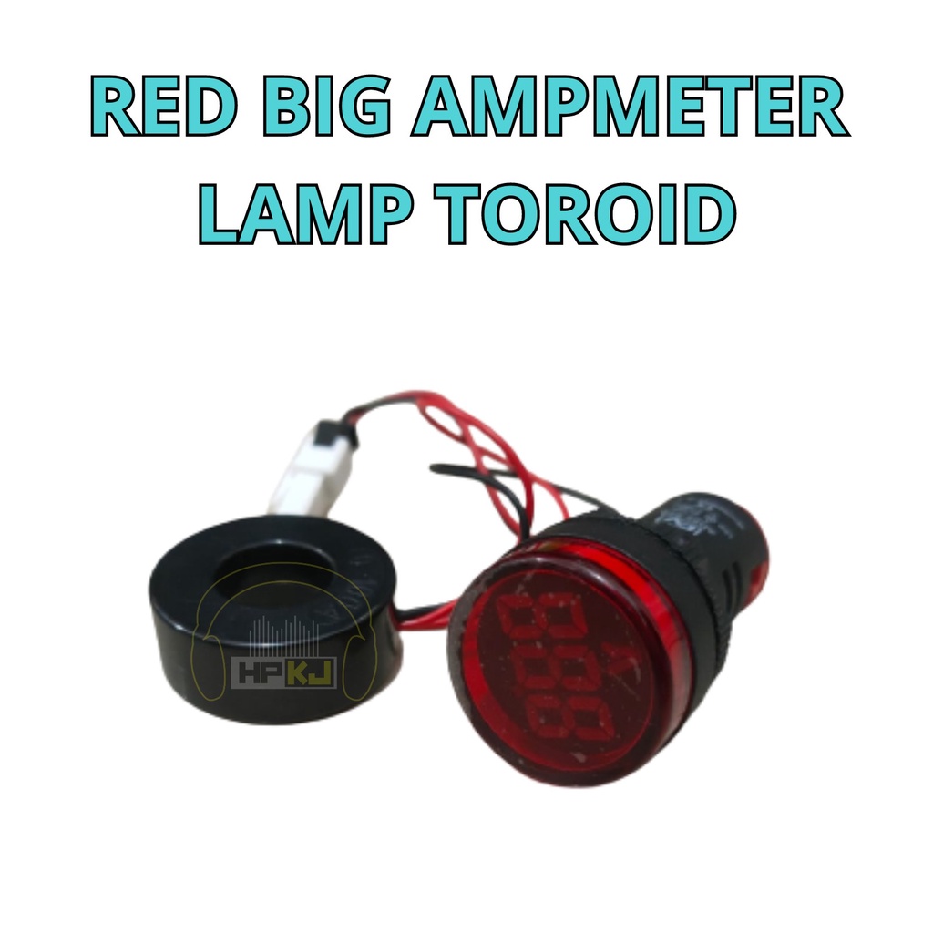 Jual PILOT LAMP LED AMPERE METER ROUND 22MM / INDICATOR LAMPU DIGITAL ...