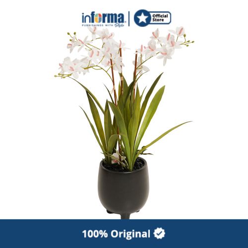 Jual Informa Bunga Artifisial 60 Cm Anggrek - Putih | Shopee Indonesia