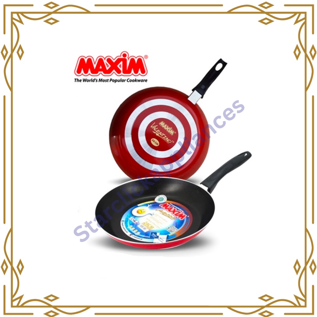Jual [COD] MAXIM Valentino / Neostone Fry Pan Teflon Penggorengan Anti ...