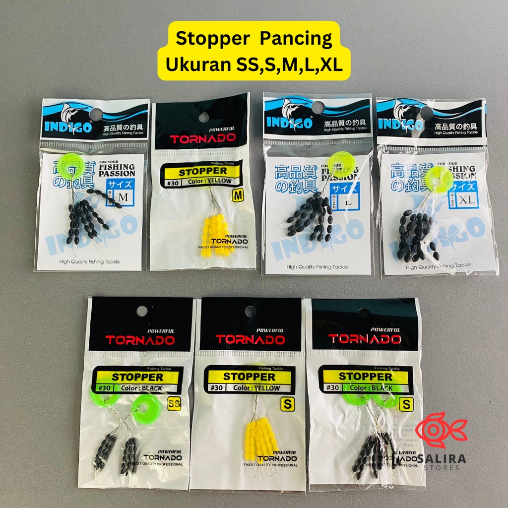 Jual Stoper Pancing Murah Ukuran SS,S,M,L dan XL Ready Stock | Stopper ...