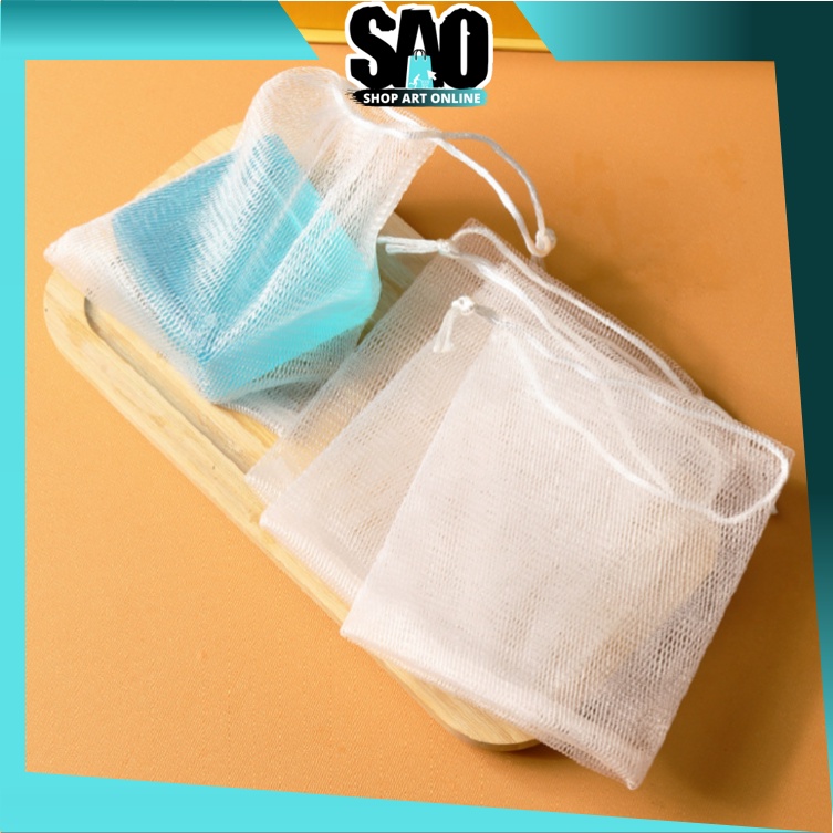 Jual SAO - H6000 Kantong Jaring Busa Sabun / Pouch Sabun / Jaring Busa ...