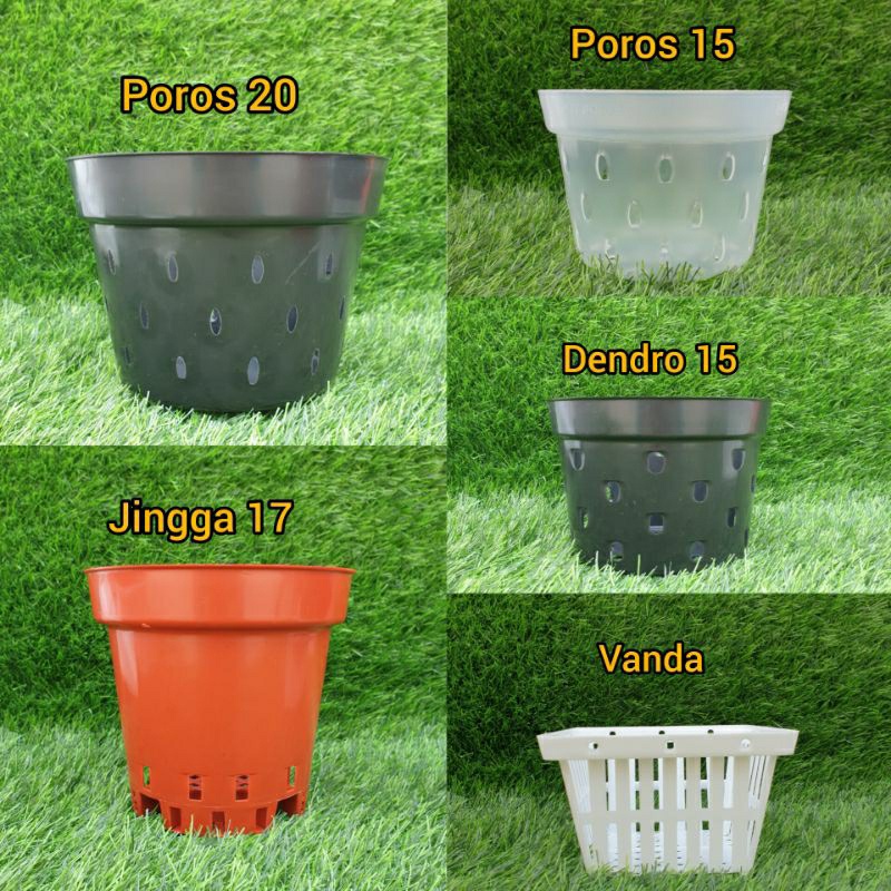 Jual (1pc) POT POROS : pot bunga banyak lubang bolong bolong poros 15 ...