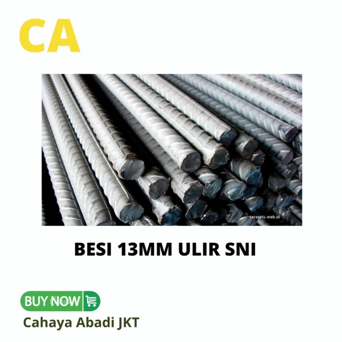 Jual BESI ULIR / BESI BETON 13 MM ULIR SNI | Shopee Indonesia