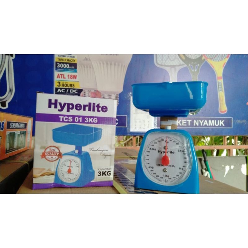 Jual Timbangan Kue 2Kg , 3KG / 5 KG HYPERLITE Timbangan Dapur Analog ...