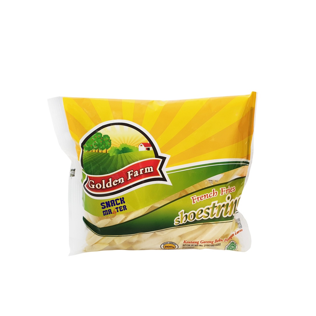 Jual Golden Farm French Fries Shoestring Kentang Goreng - Netto 200 gr ...