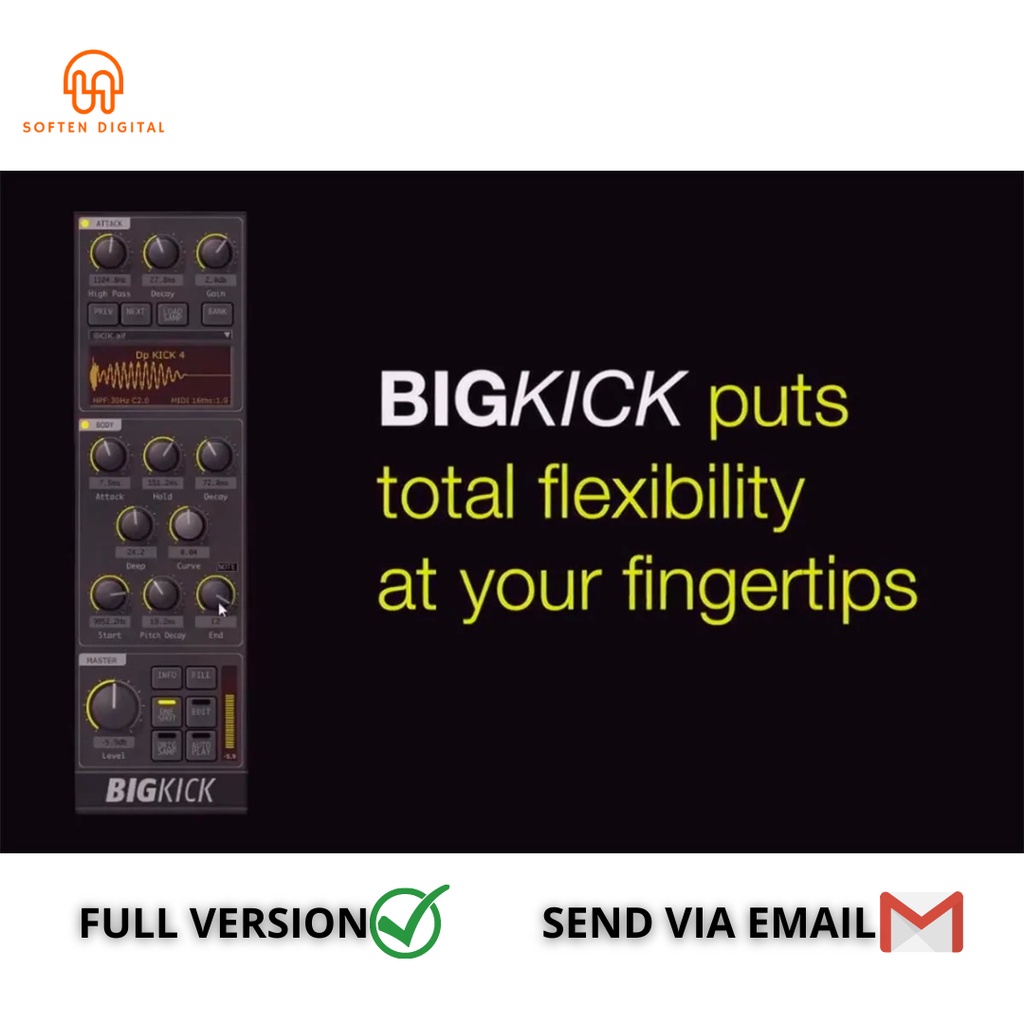Jual Credland Audio BigKick v1 VST Plugin Replicates most electronic ...