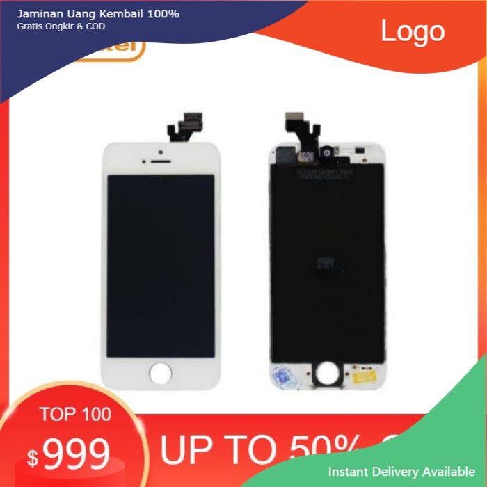Jual LCD + TS 5G ORI AA BLACK/WHITE | Shopee Indonesia