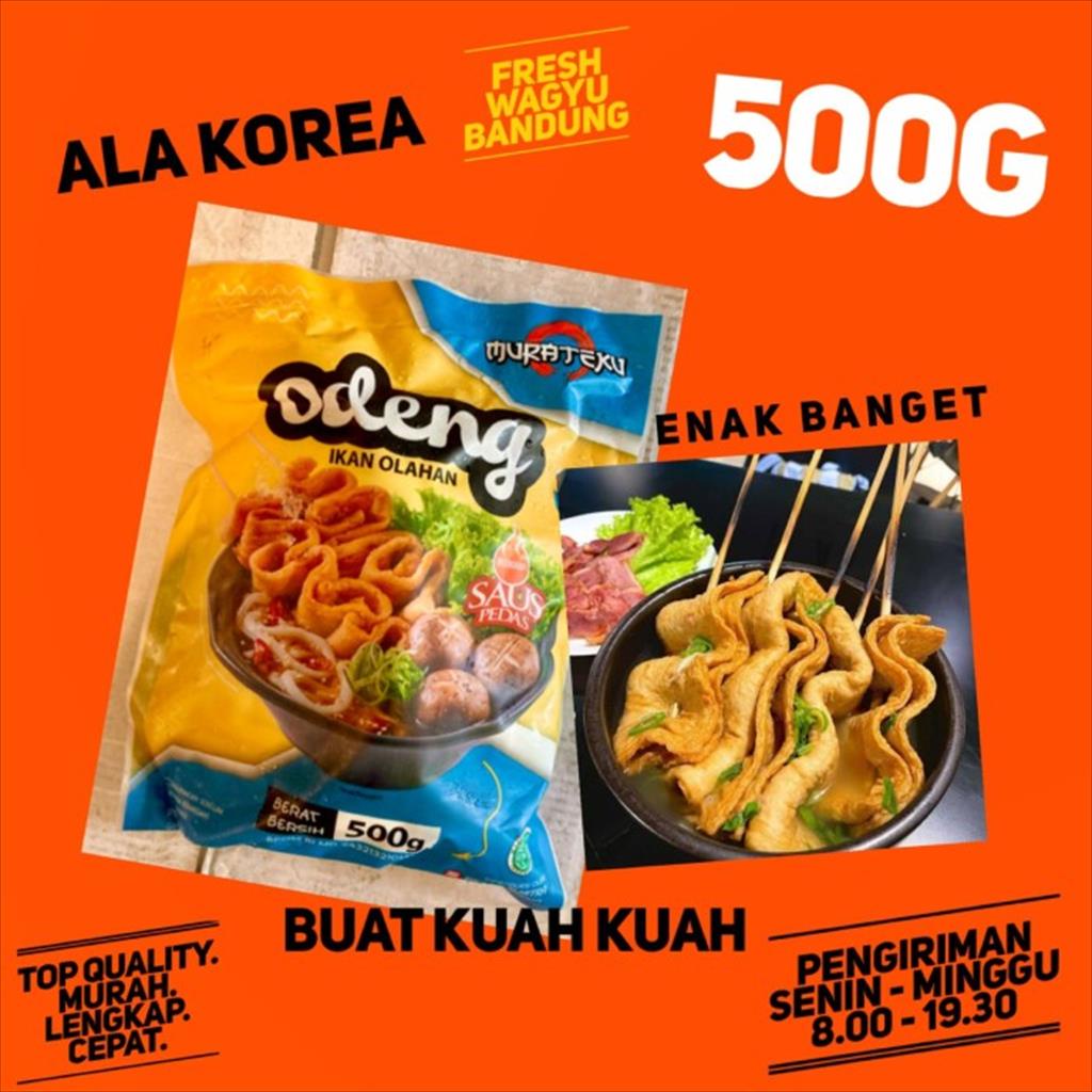 Jual MURATEKU ODENG Korean Fish Cake Oden Eomuk Shabu Suki Steamboat ...