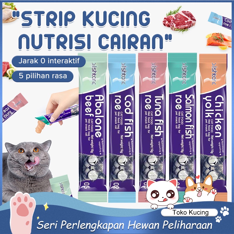 Jual Camilan Kucing Creamy Treats Kucing Snack Kucing Cat Treats Snack ...