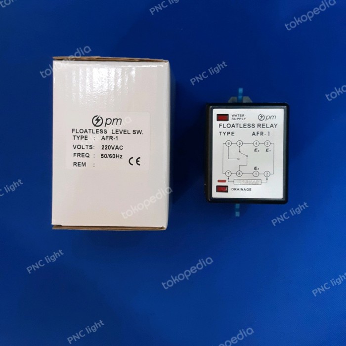 Jual PM FLOATLESS LEVEL SWITCH WATER LEVEL CONTROL TYPE AFR-1 | Shopee ...
