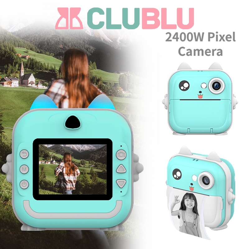 Jual Kamera INSTANT Pocket Anak Mini Digital Pencetak Foto Pixel 24MP ...