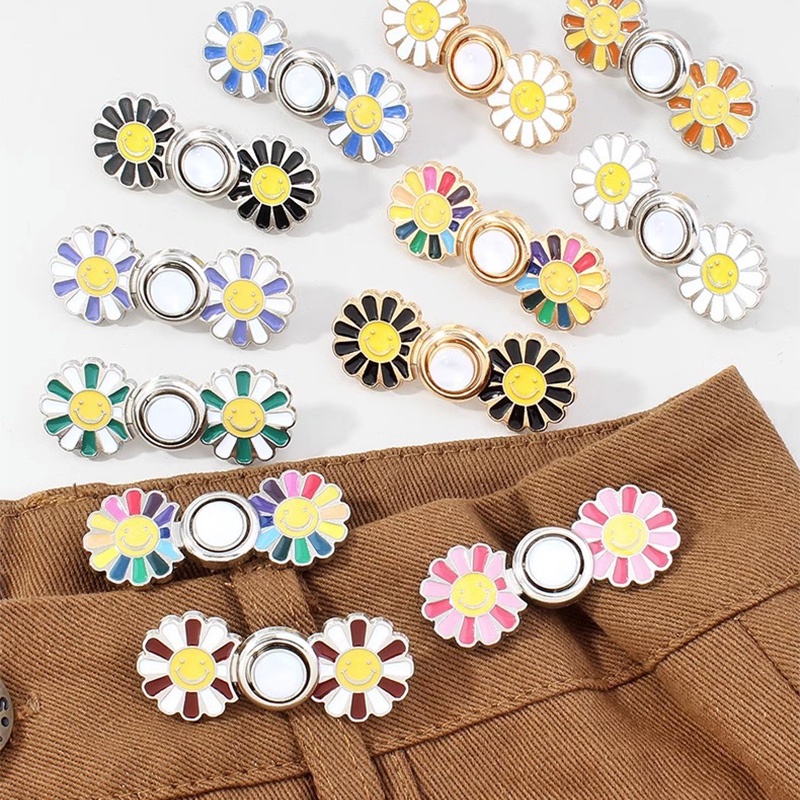 Jual kancing jeans Pengencang Jeans Dapat Dilepas Adjustable Dapat ...