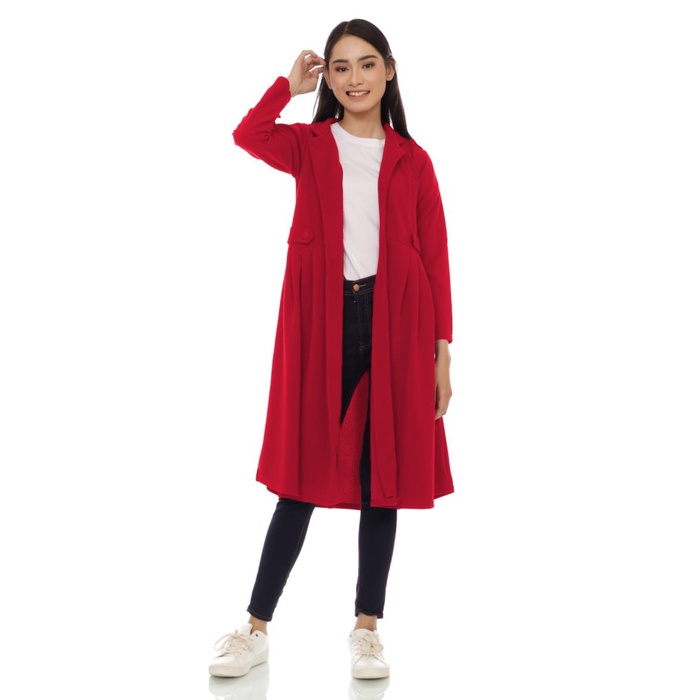Jual best -Cardigan Wanita Outer Atasan Muslim 710 , Cardigan tebal ...