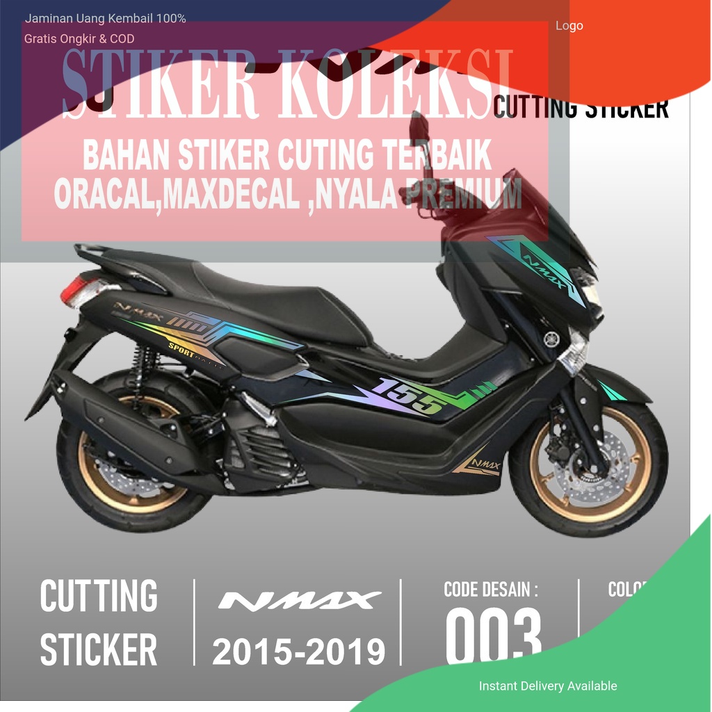 Jual Cutting Sticker Nmax - Aksesoris Motor Stiker Yamaha Nmax Old ...