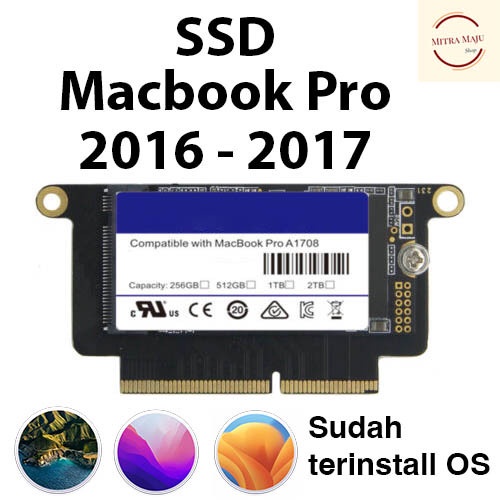 Jual SSD Macbook Pro 2016 2017 A1708 Non Touchbar 13 inch 128GB 256GB ...