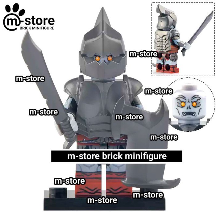 Jual brick lord of the rings LOTR orc sword mini toy figure | Shopee ...