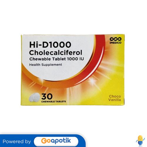 Jual Hi-D 1000 Iu Box 30 Tablet | Shopee Indonesia