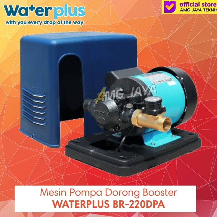Jual Pompa Booster Pendorong Waterplus BR-220DPA Lengkap Bergaransi Resmi | Shopee Indonesia