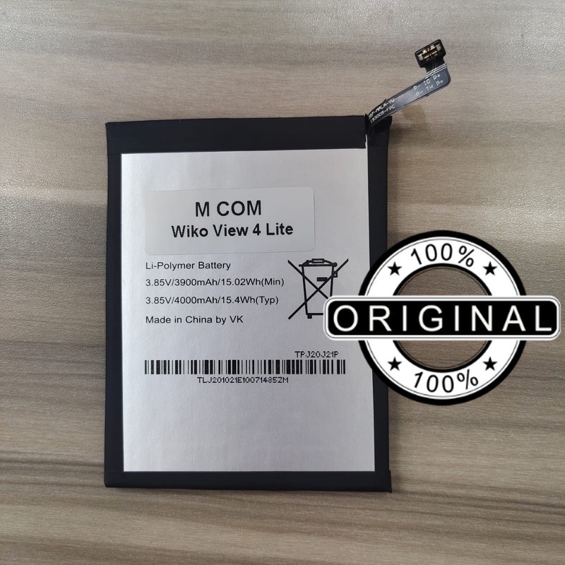 Jual Battery Batere Batre Baterai Double Power Mcom Wiko View 4 Lite Kapasitas 5000 Mah | Shopee ...