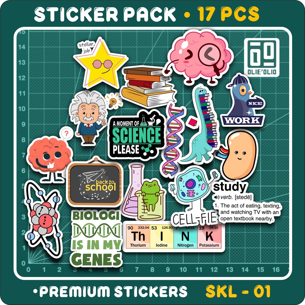 Jual STIKER SCHOOL SEKOLAH STICKER SCIENCE VINYL | STIKER HP | STICKER ...