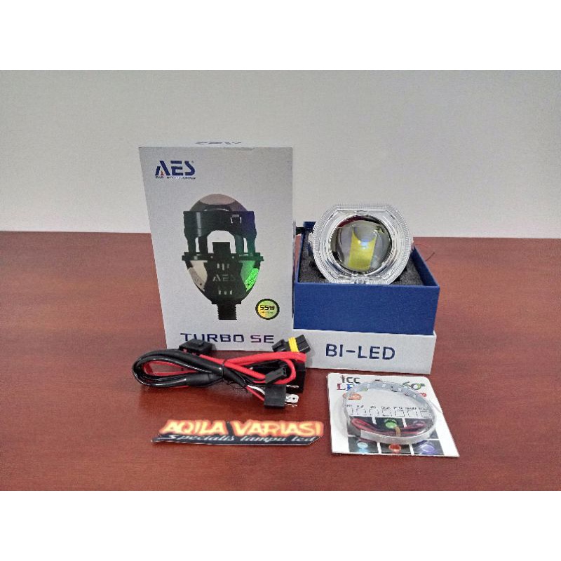 Jual PAKET COMBO HEMAT BILED AES TURBO SE 2.5 inch 55 WAT ORIGINAL ...