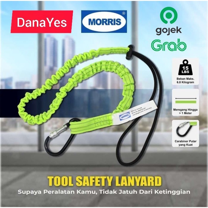 Jual MORRIS Tool Safety Lanyard / Pengaman Perkakas | Shopee Indonesia