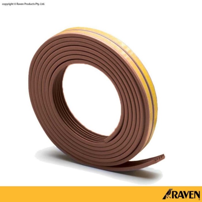 Jual RAVEN RP59 Brown / Coklat 6 Meter Door Window Seal Penutup Celah ...