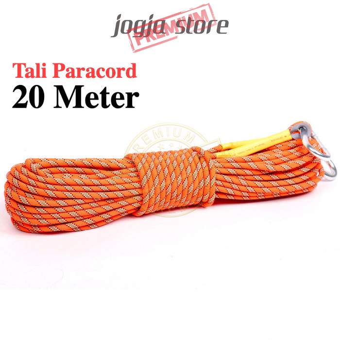 Jual Tali Paracord 12mm Carabine Rappeling Safety Outdoor Climbing Rope ...