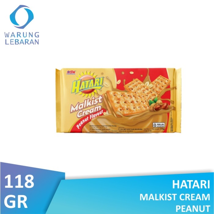 Jual Hatari Malkist Cream Peanut 118gr | Shopee Indonesia