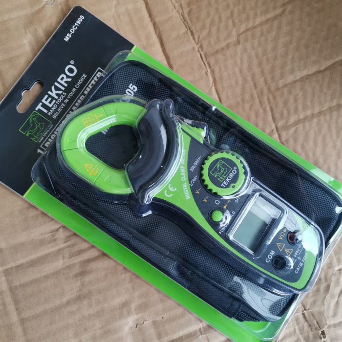 Jual Tang ampere TEKIRO digital clamp meter tang amper AC DC | Shopee ...