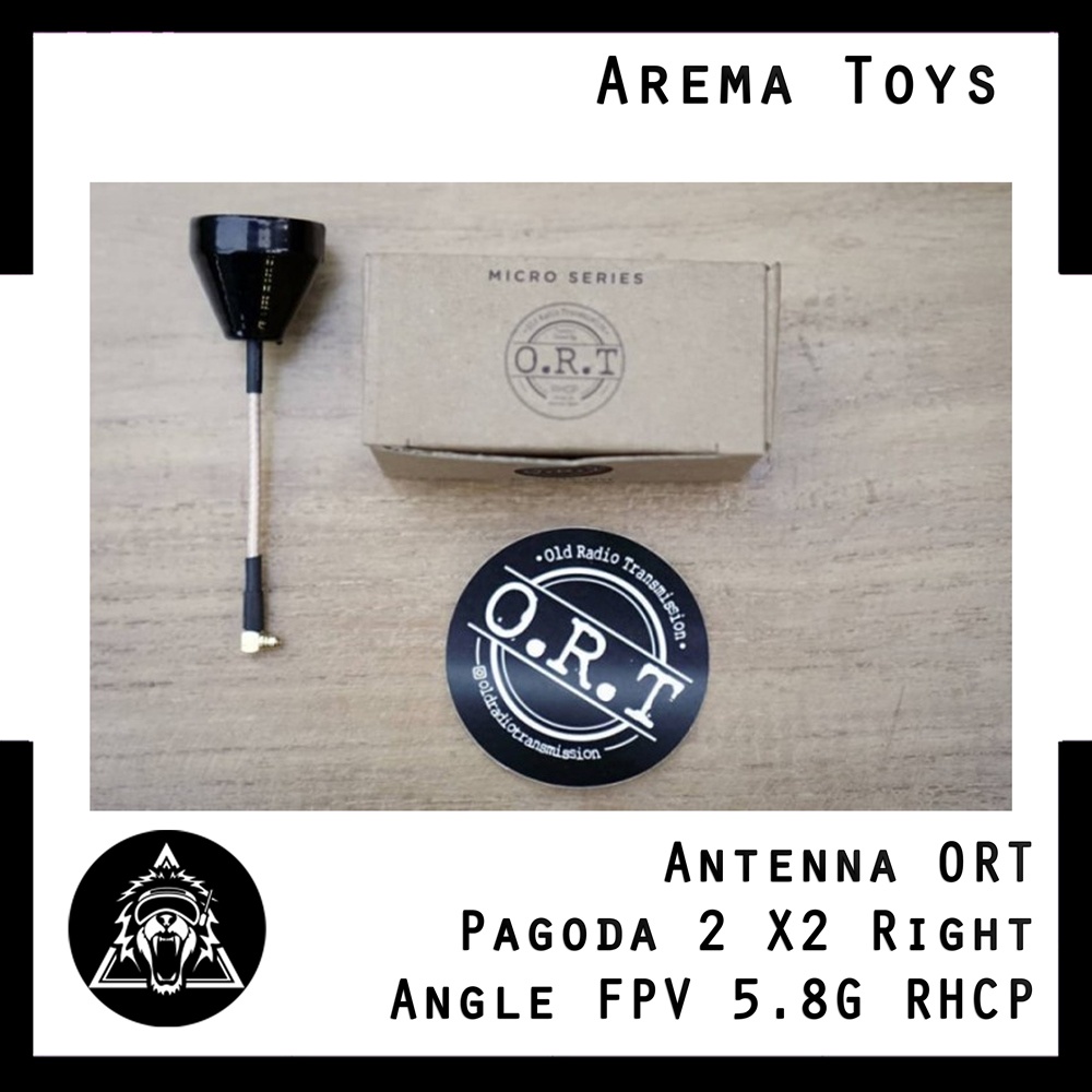 Jual Antenna ORT Pagoda 2 X2 Right Angle MMCX Micro Antena FPV 5.8G ...