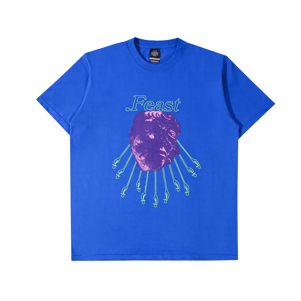 Jual .Feast - Masked - T-Shirt - Blue | Shopee Indonesia