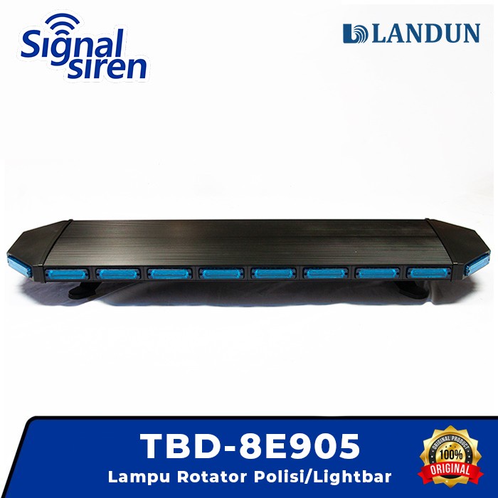 Jual LANDUN LIGHTBAR TBD-8E905 BIRU LAMPU ROTATOR POLISI | Shopee Indonesia