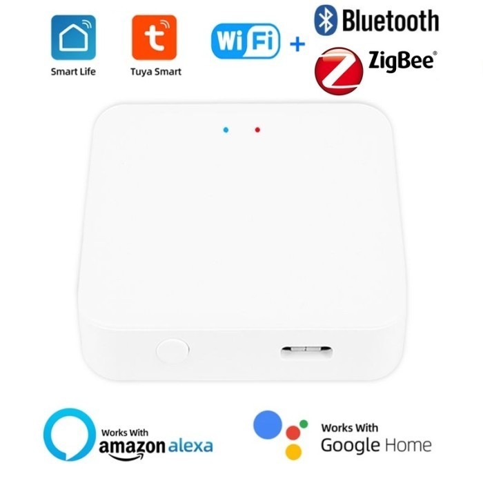 Jual Smart Home Wireless ZigBee & Bluetooth Multimode Gateway Hub Tuya ...