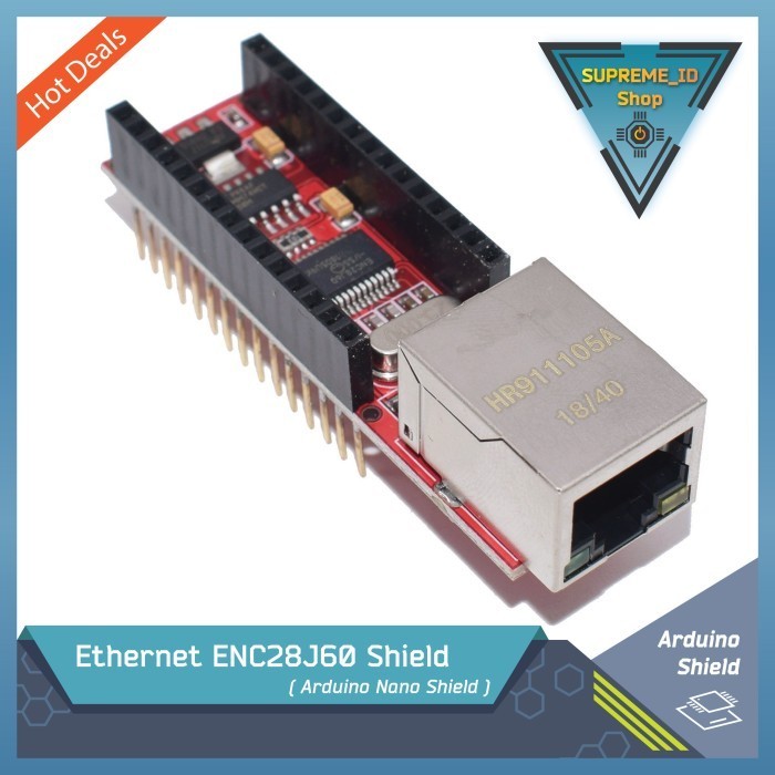 Jual Ethernet ENC28J60 Controller Shield for Arduino Nano | Shopee Indonesia
